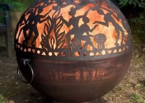 Sphere Fire Bowl