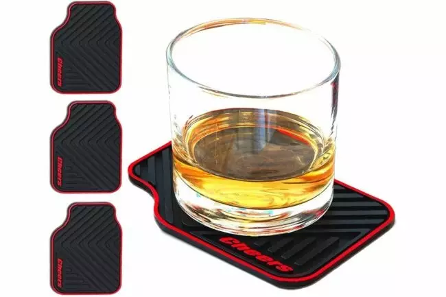 Opsyon sa Mga Regalo para sa Mechanics: Triple Gifted Store Silicone Drink Coaster