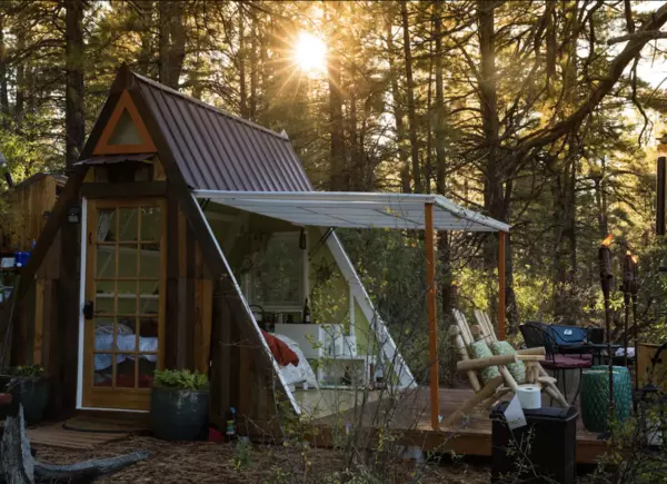 A-frame house Airbnb