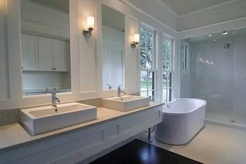 עדכון חדר רחצה - עיצוב אמבטיה מינימליסטי