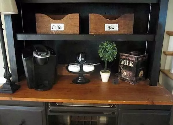 DIY कॉफी बार डिब्बे
