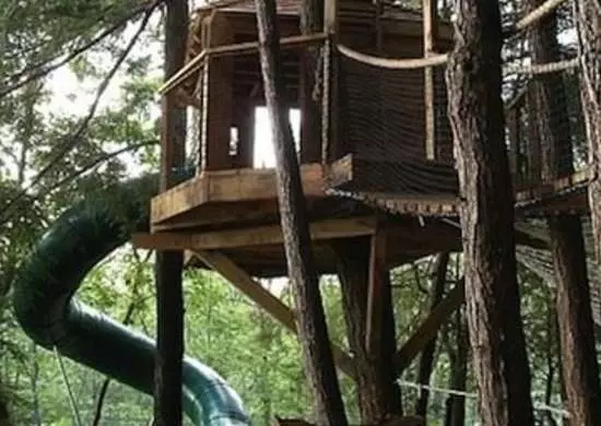 Treehouse Slide