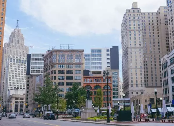 Detroit, Michigan downtown revitalization