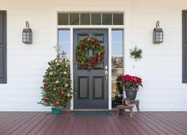 veranda božično drevo