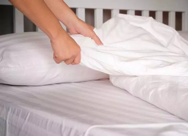 udskiftning af sengetøj boligsalg