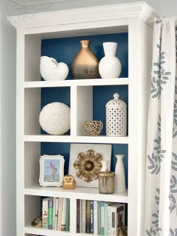 DIY Painted Shelving Unit