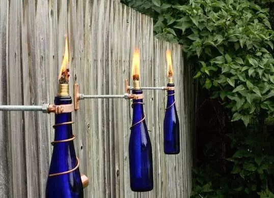 DIY Wine Bottle Torch