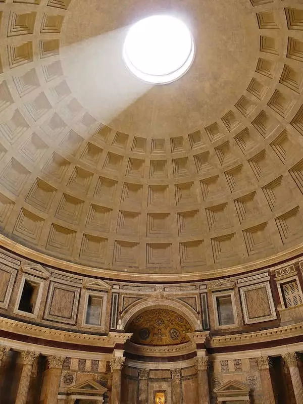 Pantheon Ceiling Roma Italia