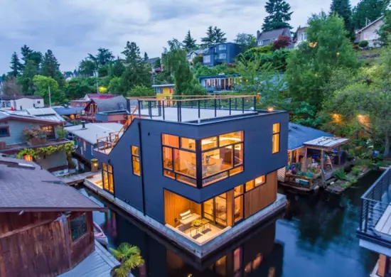 Casa flotante de Seattle