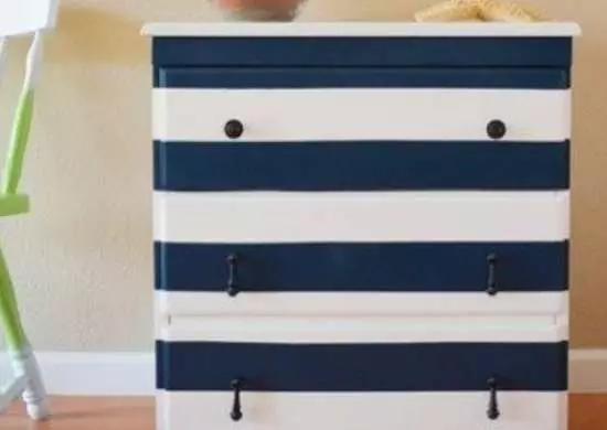 Striped Dresser