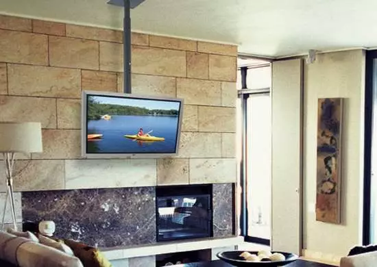 TV Over Fireplace