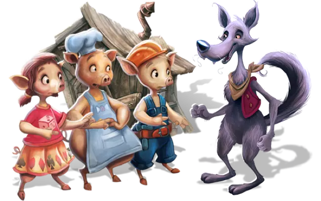 Bob Vila and the Three Little Pigs - Wolf