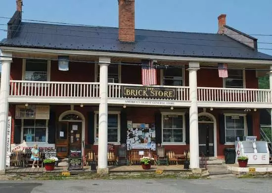 Le magasin de briques à Bath, New Hampshire