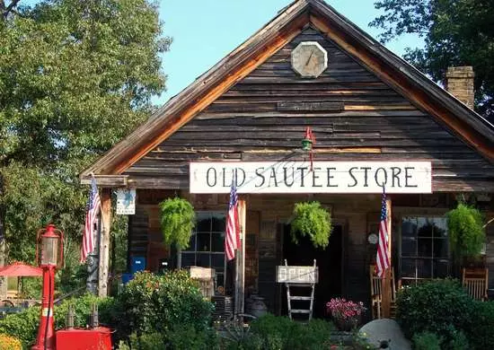 Vecchio negozio di Sautee a Sautee Nacoochee, Georgia