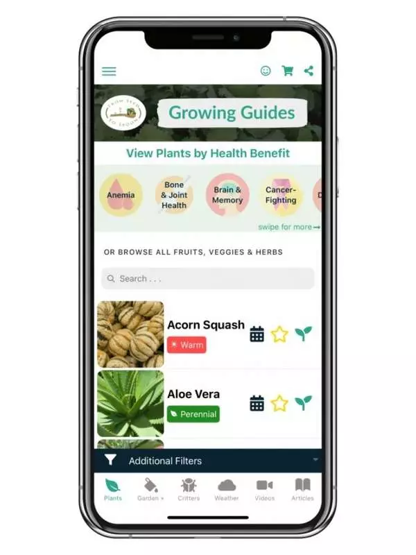 Den bästa appen för grönsaksodlare