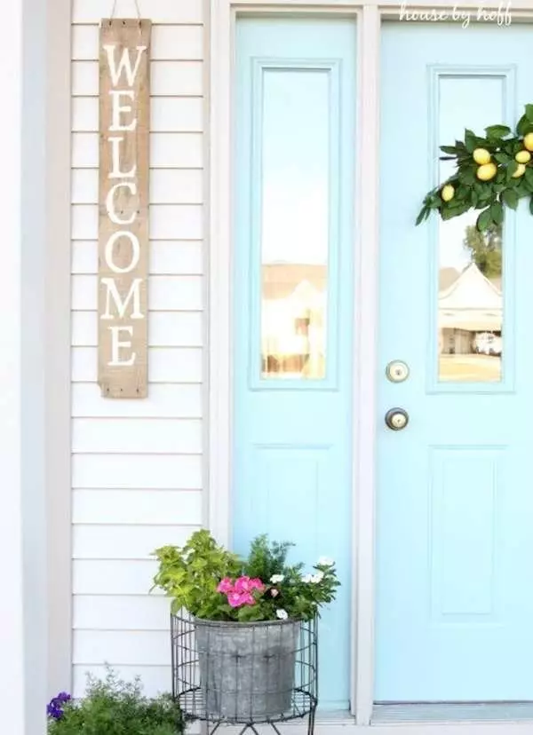 DIY Welcome Sign