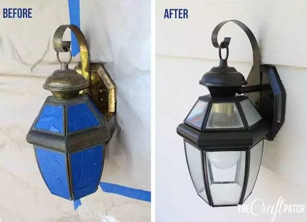 Painting Outdoor Light Fixtures