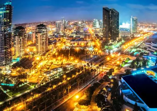 San Diego, California Skyline