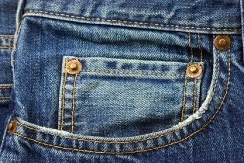 Denim rwb thaiv tsev - Jeans