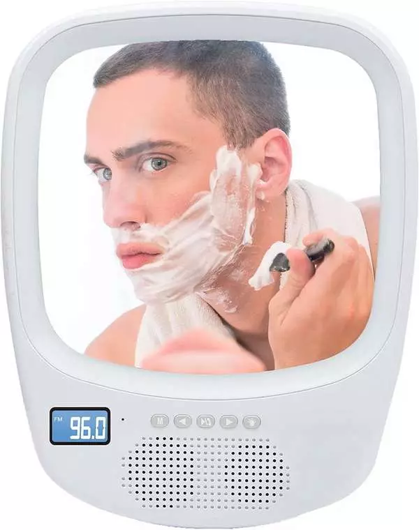 Bluetooth Shower Mirror & Spika