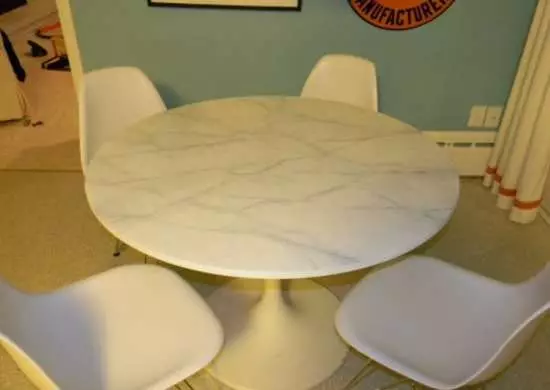 DIY marmeren tafel