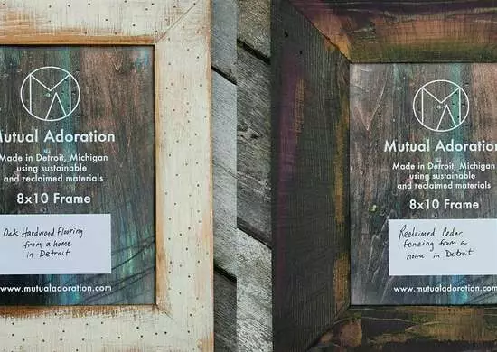 Salvaged Wood Frames