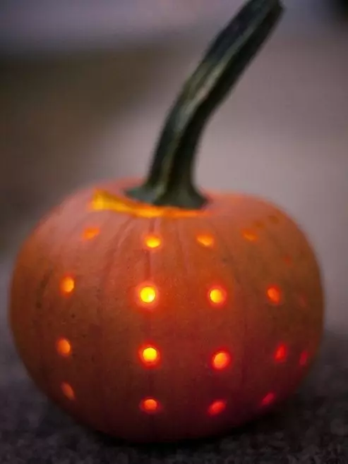 Pumpkin Polka Dot