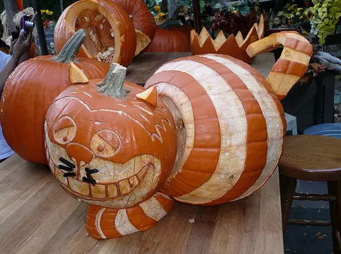 Pumpkin Cheshire Cat