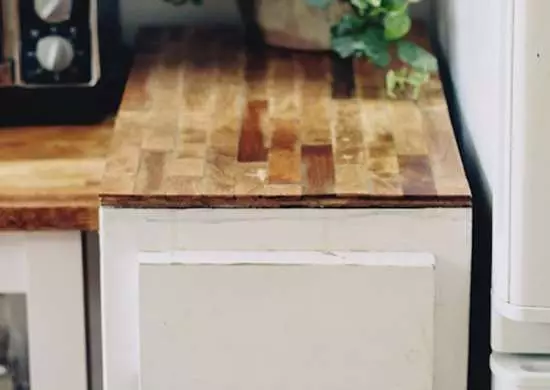 DIY cet Stirrer Dapur counters