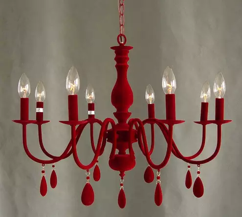 紅色裝飾 - 枝形吊燈
