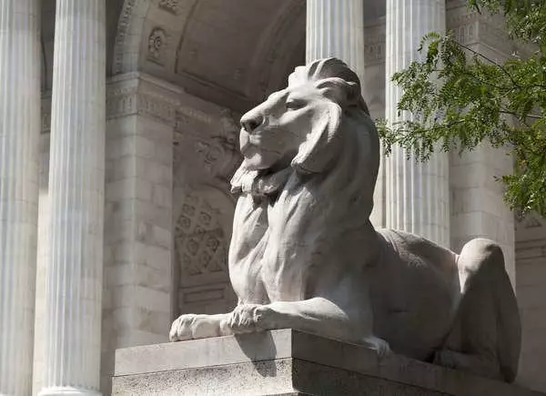 The Library Lions in New York, New York