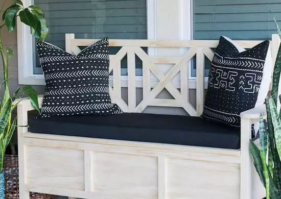 Outdoor Storage Bench DIY
