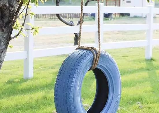 DIY Gugalnica za pnevmatike