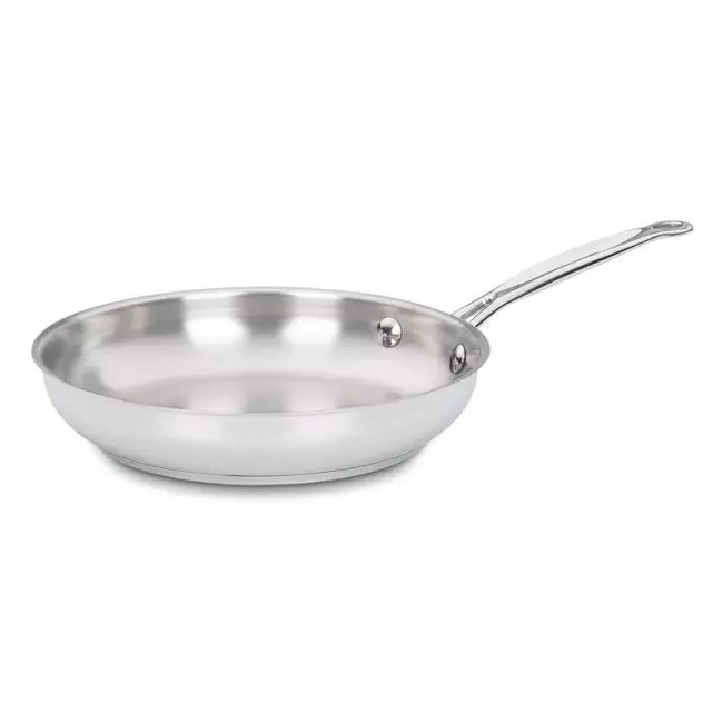 Déi bescht Bratpfanne Optioun: Cuisinart Chef's Classic Edelstahl 10 Zoll Open Skillet