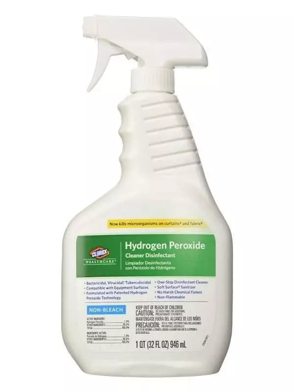 ضد عفونی کننده پاک کننده پراکسید هیدروژن کلروکس