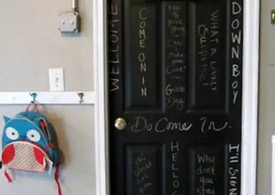 Chalkboard ဆေးသုတ်တံခါး