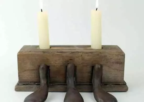 Piano Pedal Candle Holder