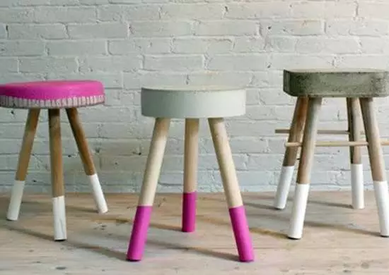 DIY Concrete Stool