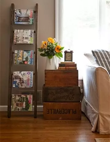 Vintage Ladder Storage