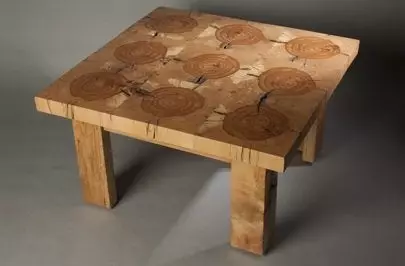 Sliced Beam Table od Wisnowski Design
