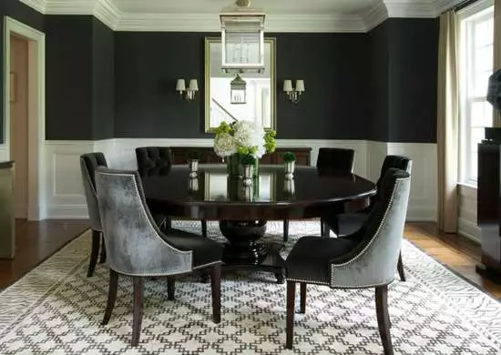 Black Dining Room