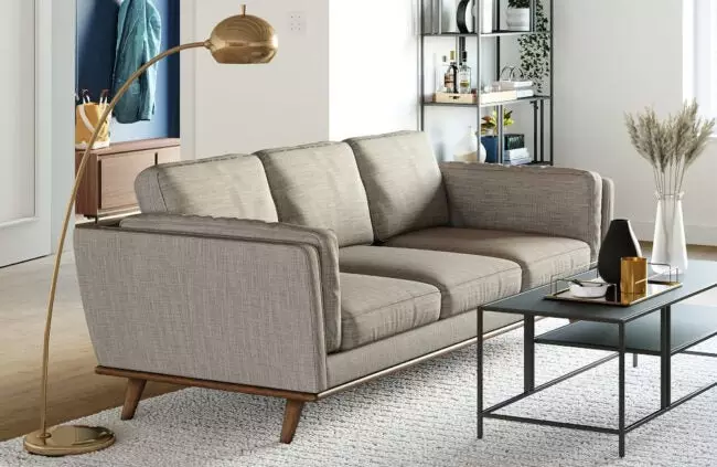 A mellor opción de marca de sofá: West Elm