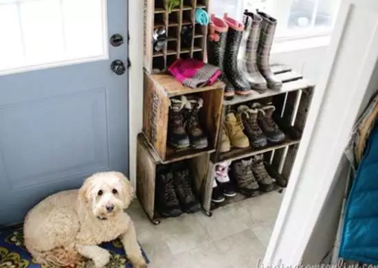 DIY Shoe Rack