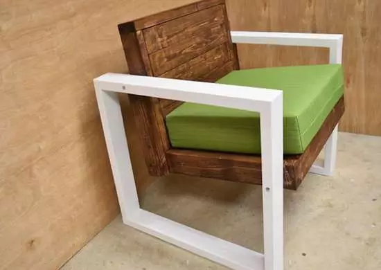 DIY ժամանակակից աթոռ