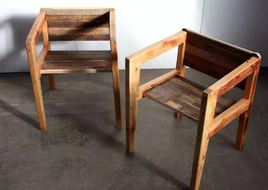 Jednoduchá DIY drevená stolička