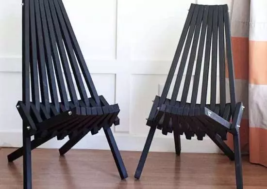 DIY棒椅