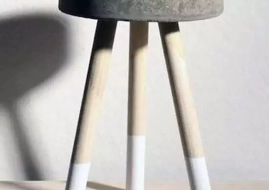 DIY Concrete Stool