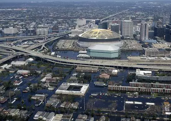 Orkaanschade in New Orleans