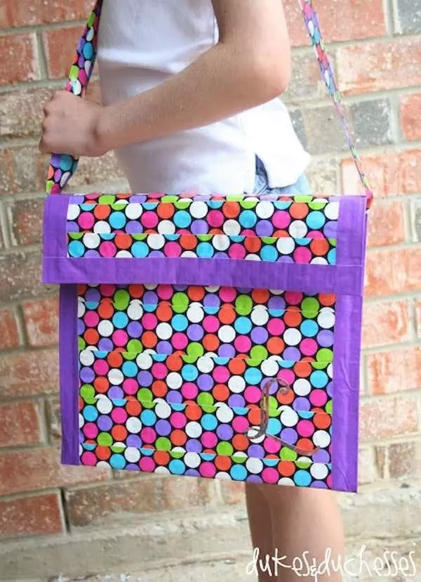 Duct Tape Messenger Bag