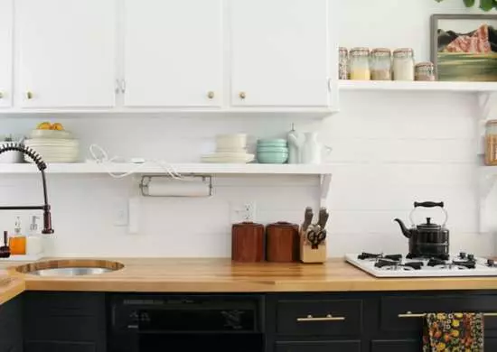 Wood Backsplash